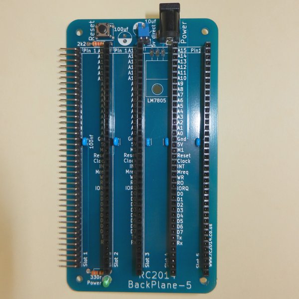 RC2014 Backplane 5 - Extra expansion slots for your RC2014 kit - Z80 Kits
