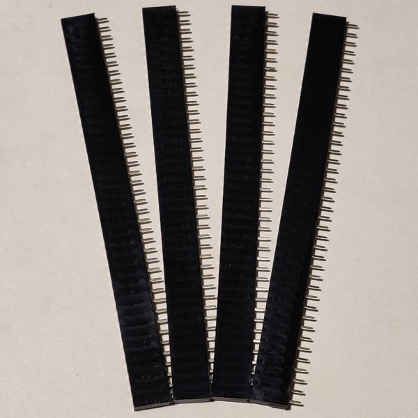40x1 2.54mm SIL Socket - 4 pack - Z80 Kits