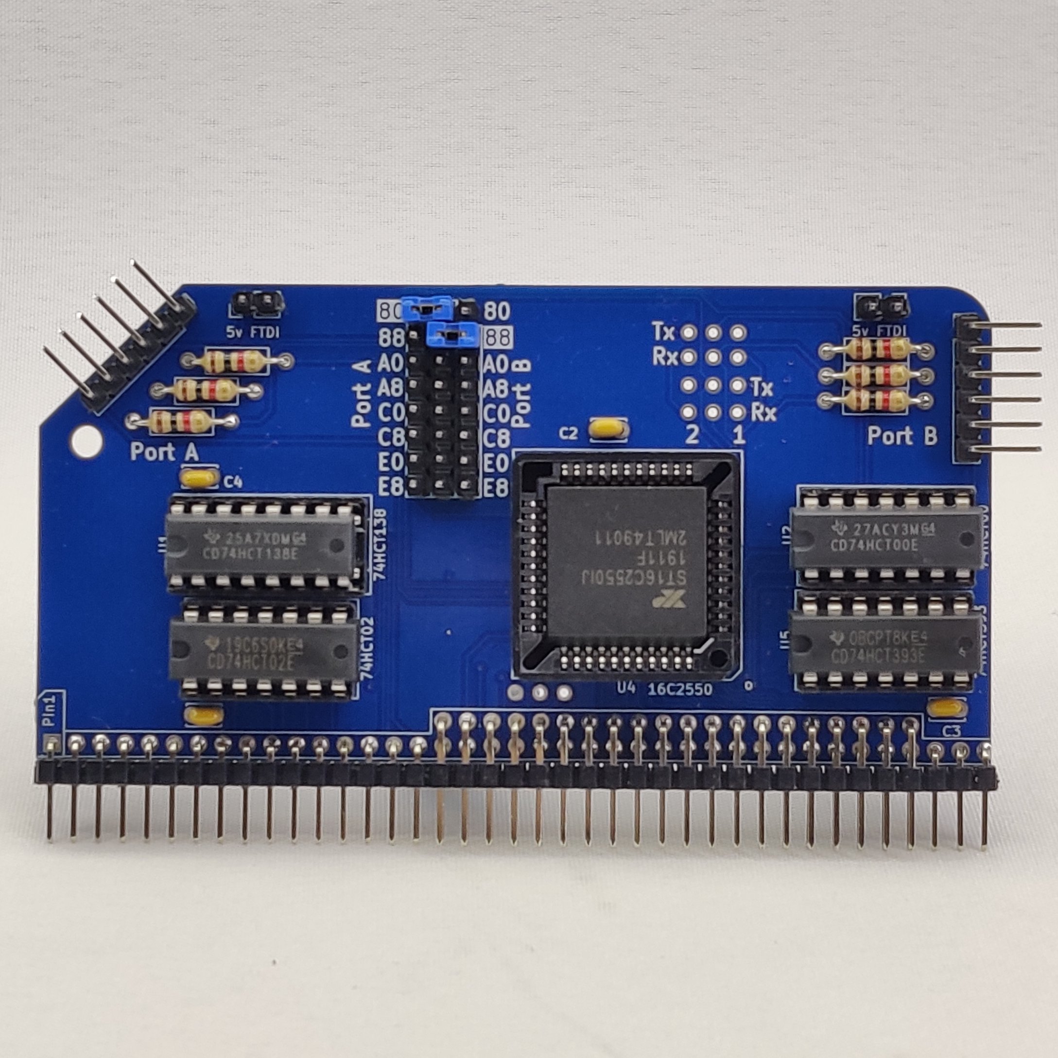 16C2552 Dual UART Serial Module - Z80 Kits